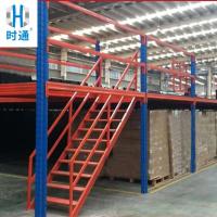 China Q235B/Q345B Steel Mezzanine Platform with 300-800kg/㎡ Bearing Capacity and Customizable Size for sale