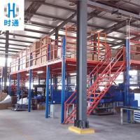 China Q235B/Q345B Steel Mezzanine Platform with 300-800kg/㎡ Bearing Capacity and Customizable Size for sale