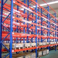 China Adjustable Levels Powder Coated Selective Pallet Racking with 4000 kg Load Capacity Warehouse Storage System for sale