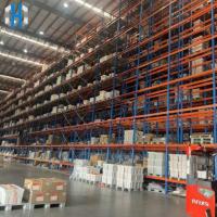 China Customizable Heavy Duty Warehouse Pallet Racking System with Q355B Steel and High Load Bearing Design for sale