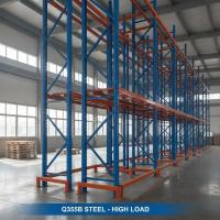 China Customizable Heavy Duty Pallet Racking System with Q355B Steel and High Load Bearing Design for sale