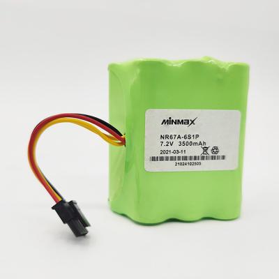 China High Temperature Ni-MH Battery Pack 17670 6S1P 7.2V 2000mAh for Emergency Light for sale