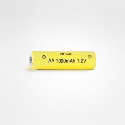 China High Temperature Ni-Cd Battery 1.2V 1000mAh Charge Discharge -20℃ to +70℃ for sale
