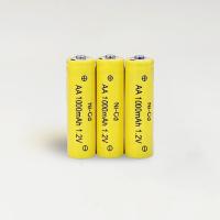 China High Temperature Ni-Cd Battery 1.2V 1000mAh Charge Discharge -20℃ to +70℃ for sale
