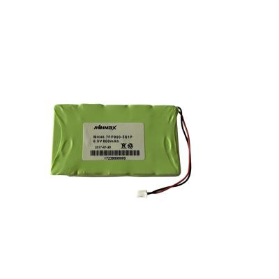 China High Temperature Ni-MH Battery Pack 6V 800mAh Charge Discharge -20C to +70C for sale