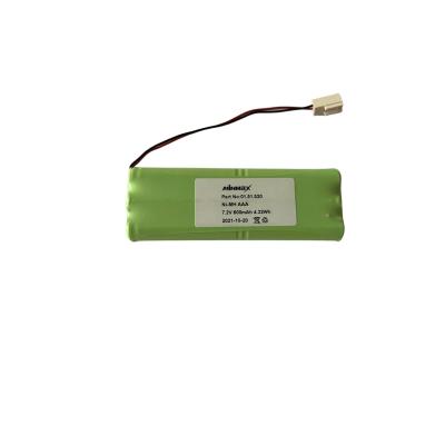 China High Temperature Ni-Mh Battery Pack 7.2V 600mAh Charge Discharge Temperature -20℃ to +70℃ for sale