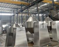 China Chemical Powder Double Cone Rotary Vacuum Drying Machine for sale