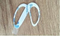 China 250 Centigrade Resist 0.15mm Thick 8 Shape Die Cut Adhesive Tape for High Temperature Insulation for sale
