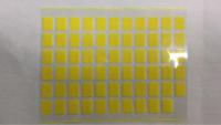 China UL E93687 Certified Single Sided Die Cut Adhesive Tape with Yellow And Blue Release Paper for PCBA for sale