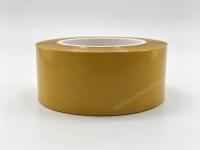 China Yellow 100μm Thickness Double Sided PET Tape with Acrylic Adhesive for Electronics and Plastic Bonding for sale