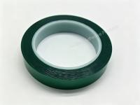 China 55μm Green PET Silicone Tape with 180℃ Heat Resistance and Residue-Free Peeling for Electronics Protection for sale