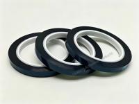 China 55μm Dark Blue PET Silicone Tape 180°C Heat Resistant for LCD Protection and Masking for sale
