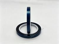 China 55μm Dark Blue PET Silicone Tape 180°C Heat Resistant for LCD Protection and Masking for sale