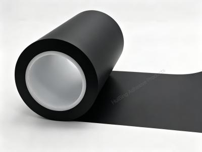 China 80μm Heat Resistant Black PI Tape for PCB Protection and Gold Finger Lamination for sale