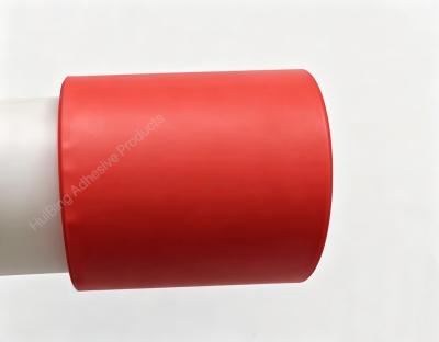 China Red High Adhesion Easy Tear Silicone Masking Tape 200um Thickness for Professional Painting for sale