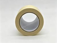 China 180μm Thickness Heat-resistant Light Yellow Masking Tape for Furniture and Industrial Use for sale