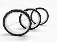 China 55µm Thickness Black PI Tape with Silicone Adhesive for 260°C Temperature Resistance for sale