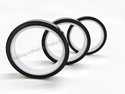 China 55µm Thickness Black PI Tape with Silicone Adhesive for 260°C Temperature Resistance for sale