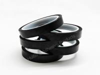China 55µm Thickness Black PI Tape with Silicone Adhesive for 260°C Temperature Resistance for sale