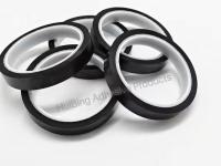 China 55µm Thickness Black PI Tape with Silicone Adhesive for 260°C Temperature Resistance for sale