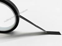 China 55µm Thickness Black PI Tape with Silicone Adhesive for 260°C Temperature Resistance for sale