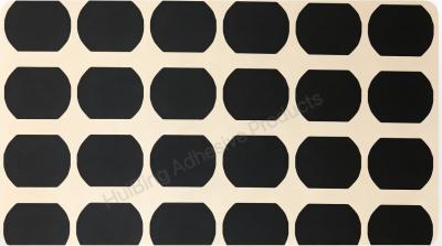 China Matte Black Irregular Shape Mylar Polyester Film 0.3mm Silicone Coated Fabric for sale