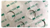China 0.17mm Round Die Cut Adhesive Tape Insulation 3M9495LE Strong Sticky Circle for sale