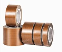 China Waterproof Cloth PTFE Adhesive Tape Brown Heat Insulation for sale