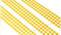 China 0.08 mm Round Die Cut Polyimide Adhesive Tape with 250 Centigrade Resistance for sale