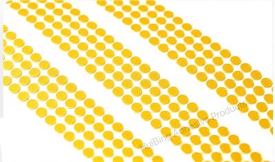 China 0.08 mm Round Die Cut Polyimide Adhesive Tape with 250 Centigrade Resistance for sale
