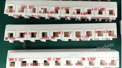 China Transparent 0.6mm High Bonded Die Cut Adhesive Tape with 3M 4930 Material for sale