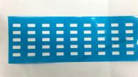 China Certified Single Sided Die Cut Adhesive Tape with Yellow And Blue Sticker Release Paper For PCBA for sale