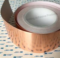 China Die Cut High Conductive Single Side Acrylic Glue Pure Copper Foil Tape for sale