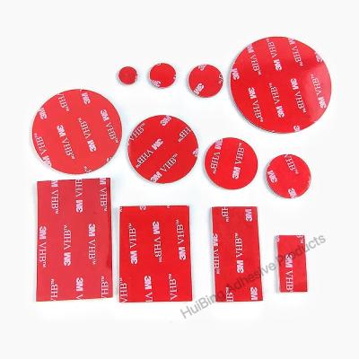 China 3M™ VHB™ 5952 Die‑Cut Double Sided Foam Tape - 1.1mm Black Acrylic Waterproof Double-Sided Tape for sale