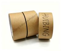 China Hot Melt Adhesive Box Sealing Kraft Paper Tape Custom Single Side for sale