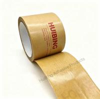 China Hot Melt Adhesive Box Sealing Kraft Paper Tape Custom Single Side for sale