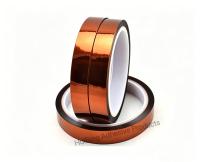 China Kapton Polyimide Tape with Silicone Adhesive 50 Micron Thickness Ideal for PCB Masking SMT and High Temperature Processing for sale