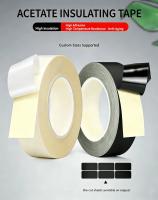 China Acetic fabric cloth tape Black high adhesion and can temperatures up to 130℃ for sale