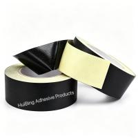 China Acetic fabric cloth tape Black high adhesion and can temperatures up to 130℃ for sale
