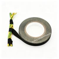 China Acetic fabric cloth tape Black high adhesion and can temperatures up to 130℃ for sale