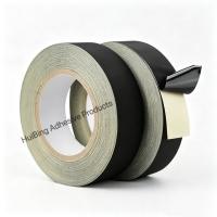 China Acetic fabric cloth tape Black high adhesion and can temperatures up to 130℃ for sale