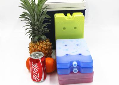 China Color Customizable Ice Cooler Brick , Reusable Gel Cold Plate For Ice Cream For Food Frozen for sale