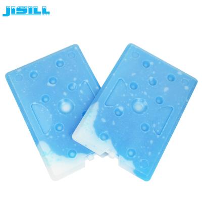China Blue PCM Coolant Flat HDPE Large Cooler Ice Packs Non Toxic - 25 Degrees For Food Frozen for sale
