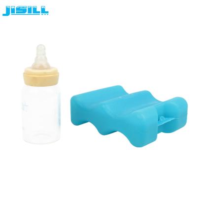 China Reusable   Rigid  Plastic Ice Packs Food Grade With  Waves Shape For Beer Cans For Food Frozen for sale