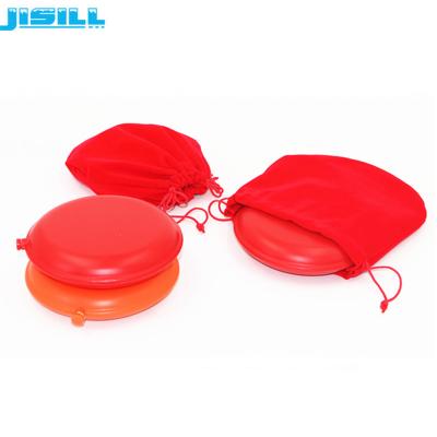 China Long Lasting Microwave Reusable Hot Pack Hard Plastic Round Shape Elements For Food Warm for sale