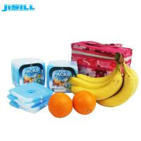 China Rigid Plastic Lunch Ice Packs Food Grade HDPE Outer Material With Carton Package For Food Frozen for sale