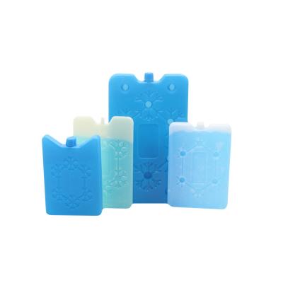China Food Grade HDPE Reusable Ice Pack with Customizable Size for Lunch Bags and Coolers for sale
