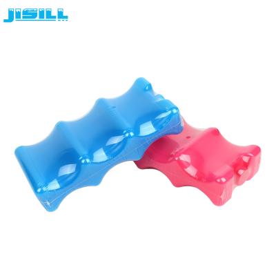 China HDPE Material Breast Milk Ice Pack Refreezable BPA Free 21*10*5.2cm for sale