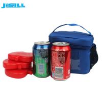 China Red Reusable Mini Ice Packs MSDS Approve For Kids Cooler Bags Frozen Food for sale