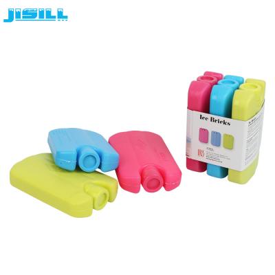 China Mini Ice Packs with hard shell HDPE material reusable cooling gel packs ideal for lunch bags frozen food and medical cold storage for sale